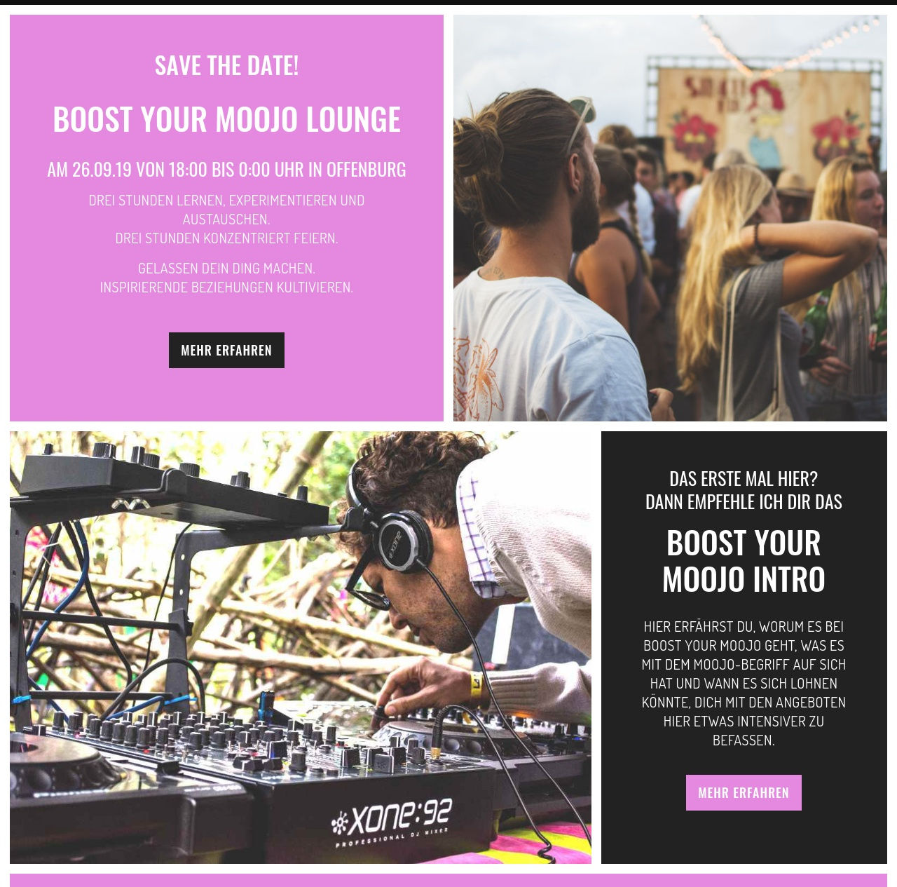 Boost Your Moojo Startseite - Mastering Creativity